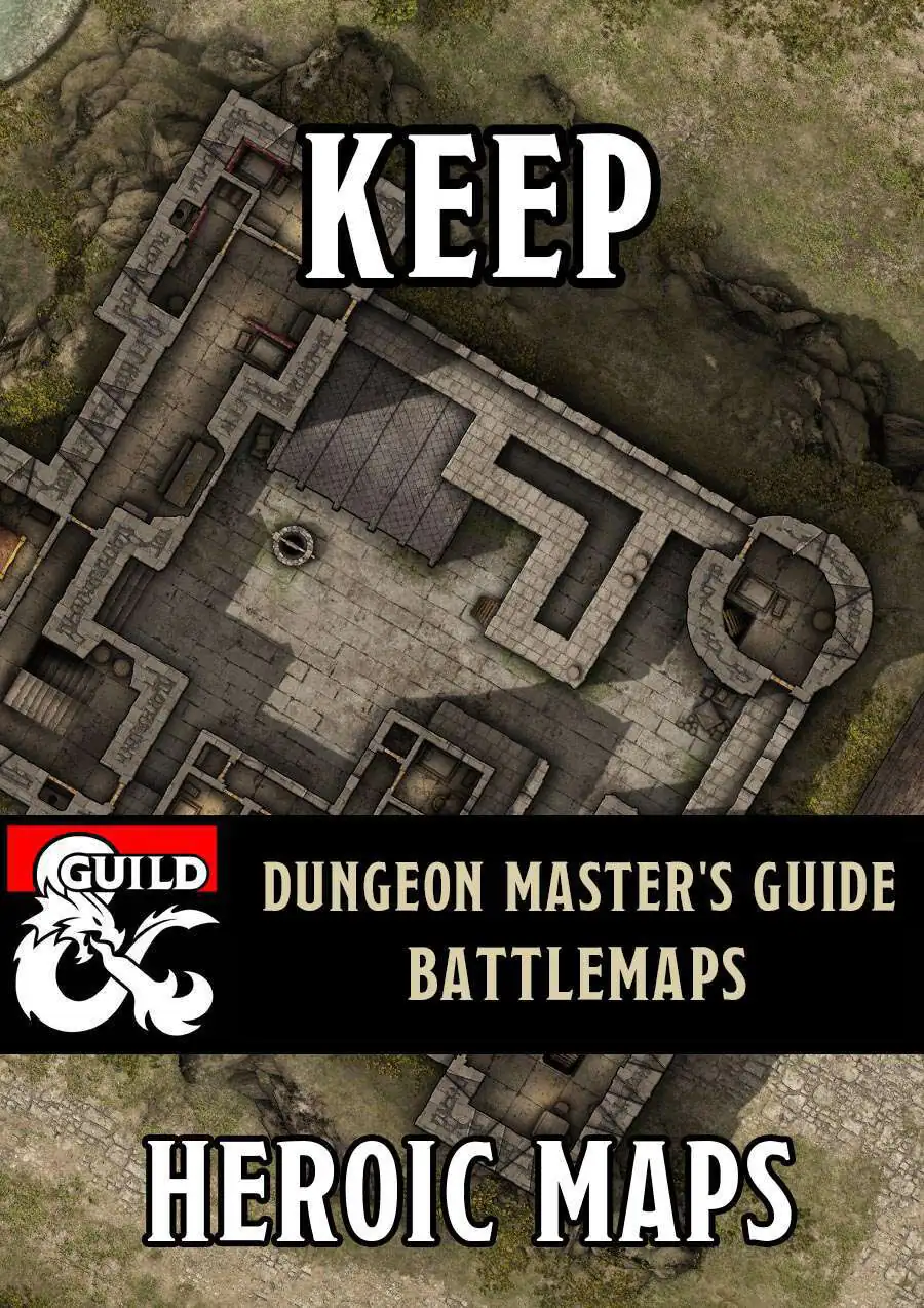 Dungeon Master's Guide: Keep Battlemap - Dungeon Masters Guild | DriveThruRPG