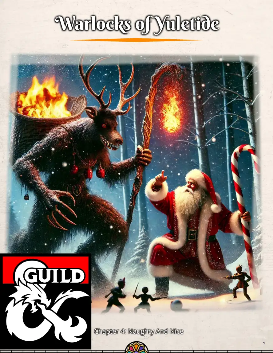 Warlocks of Yuletide: Chapter 4: Naughty & Nice - Dungeon Masters Guild | DriveThruRPG