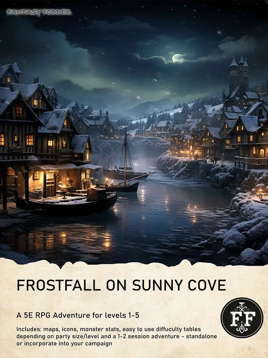 Frostfall On Sunny Cove - Dungeon Masters Guild | DriveThruRPG