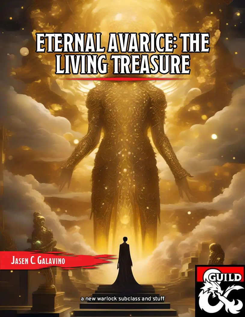 Eternal Avarice: warlock subclass - Dungeon Masters Guild | DriveThruRPG