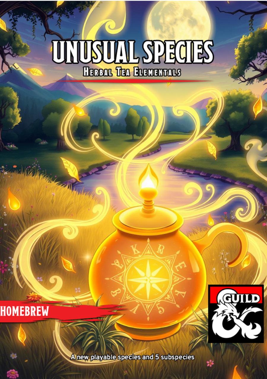 Unusual Species - Herbal Tea Elementals - Dungeon Masters Guild ...