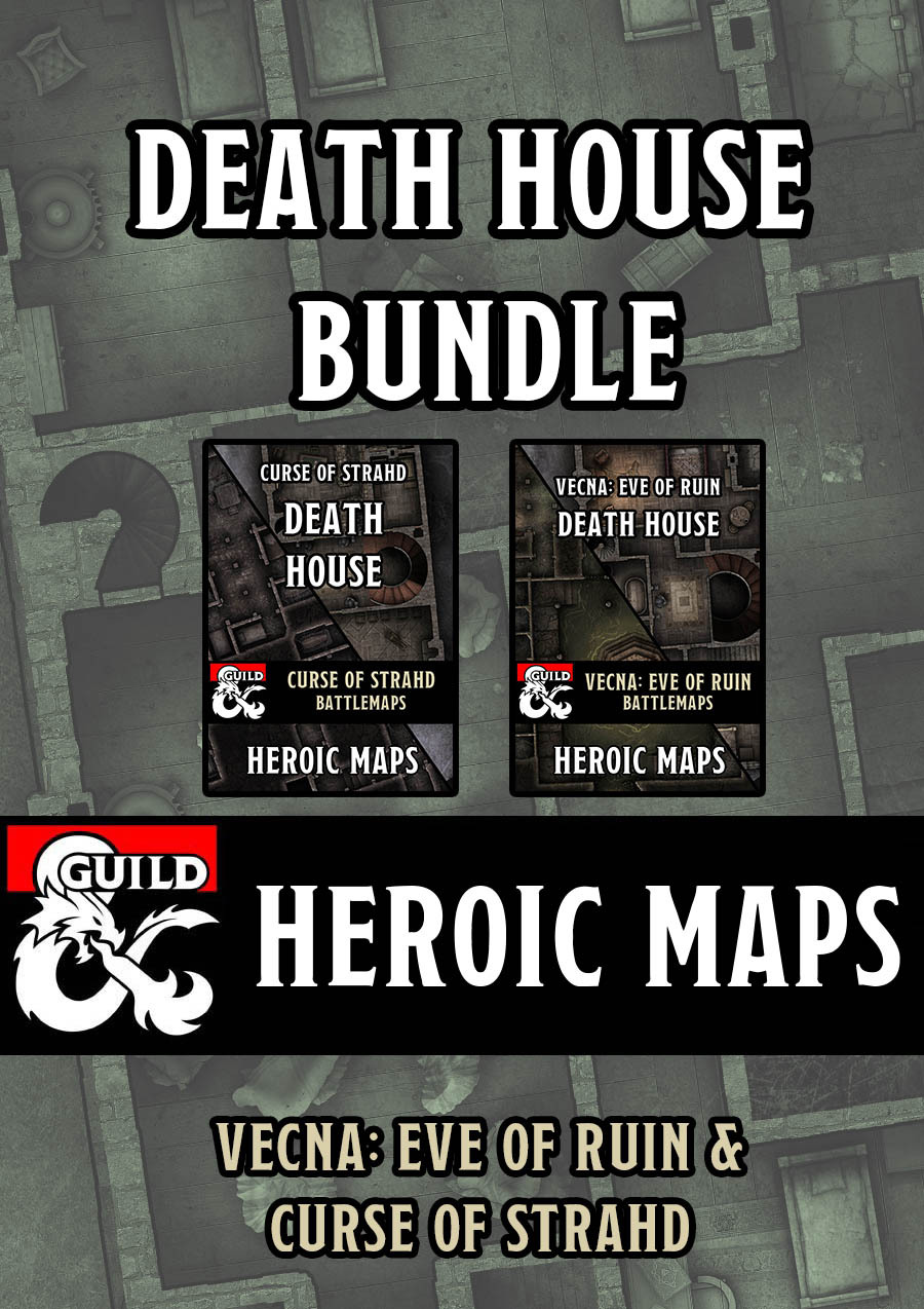 Death House Battlemaps [BUNDLE] - Dungeon Masters Guild | DriveThruRPG