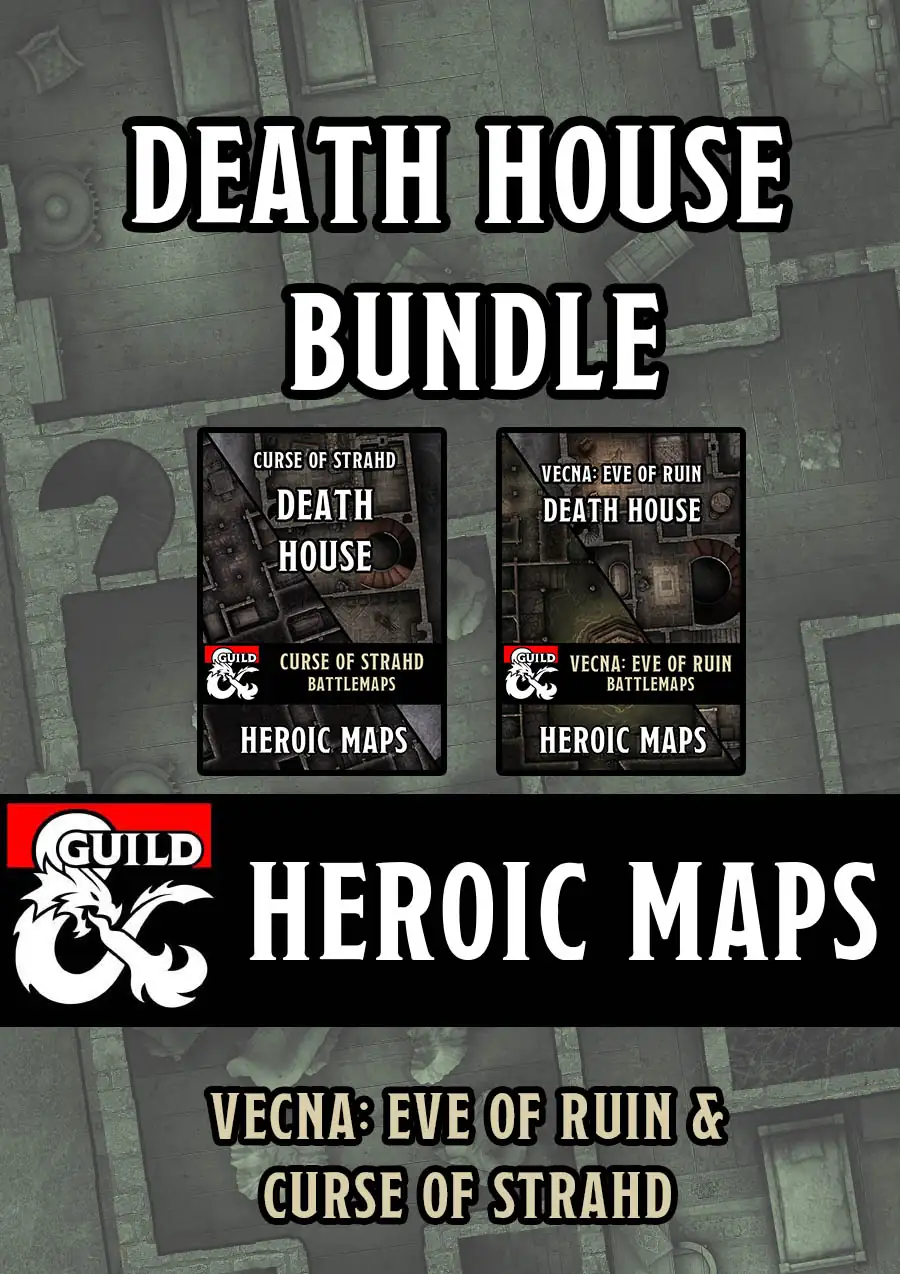 Death House Battlemaps [BUNDLE] - Dungeon Masters Guild | DriveThruRPG
