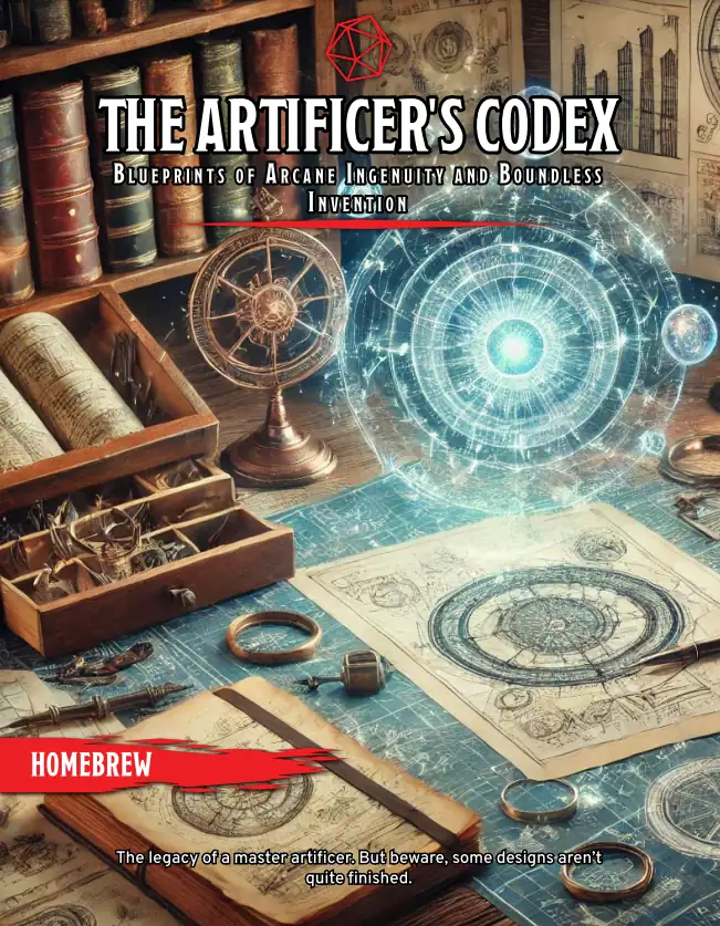The Artificer's Codex - Dungeon Masters Guild | DriveThruRPG