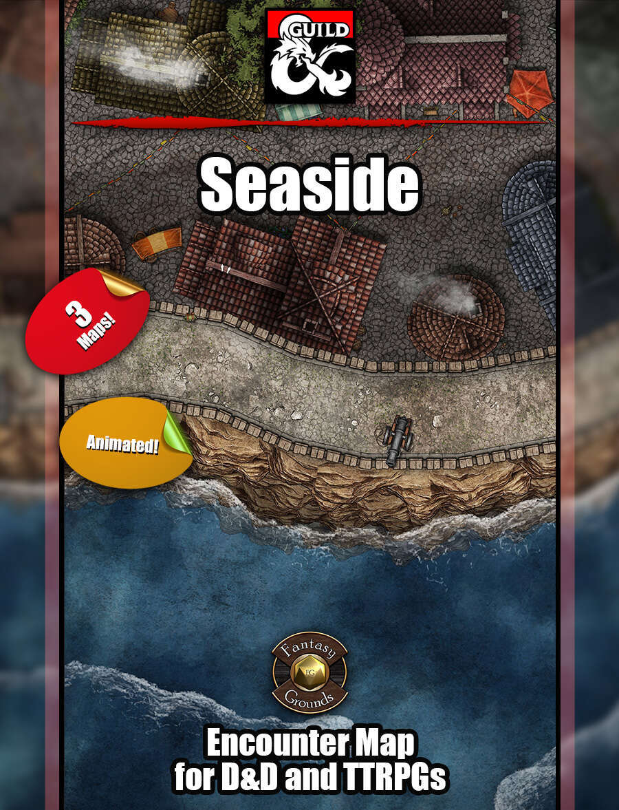 Seaside - animated map pack w/Fantasy Grounds support - TTRPG Map ...
