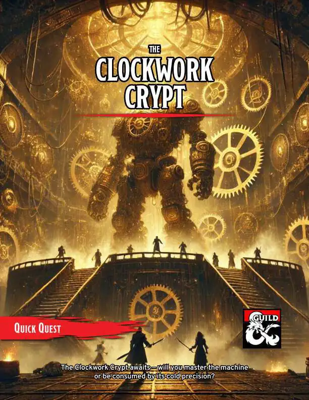 The Clockwork Crypt - Dungeon Masters Guild | DriveThruRPG