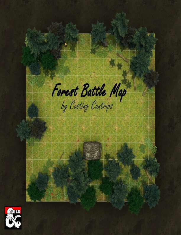 Forest Battle Map - Dungeon Masters Guild | DriveThruRPG