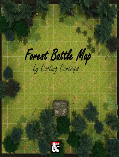 Forest Battle Map - Dungeon Masters Guild | DriveThruRPG