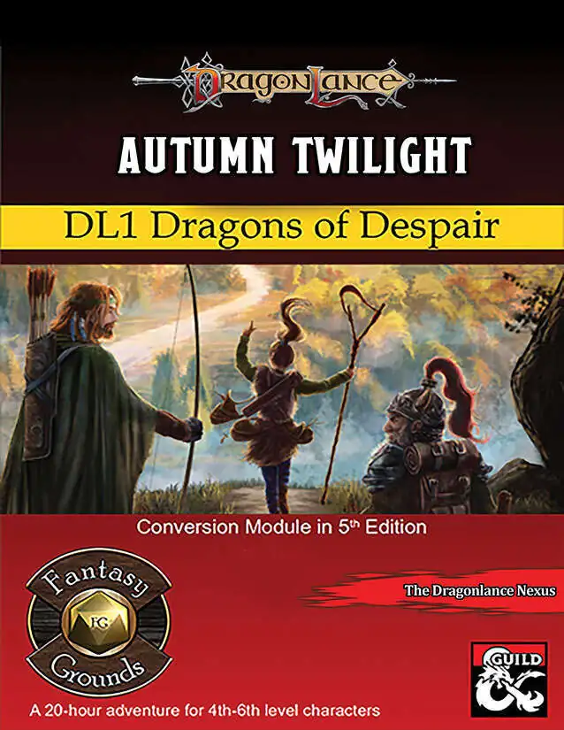 Autumn Twilight - DL1 Dragons of Despair: Fantasy Grounds - Dungeon Masters Guild | DriveThruRPG