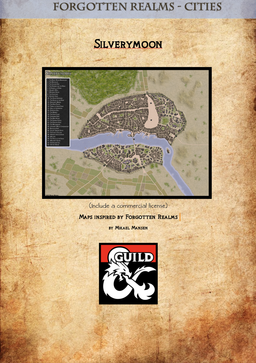 Silverymoon - Forgotten Realms Cities - Dungeon Masters Guild | DriveThruRPG