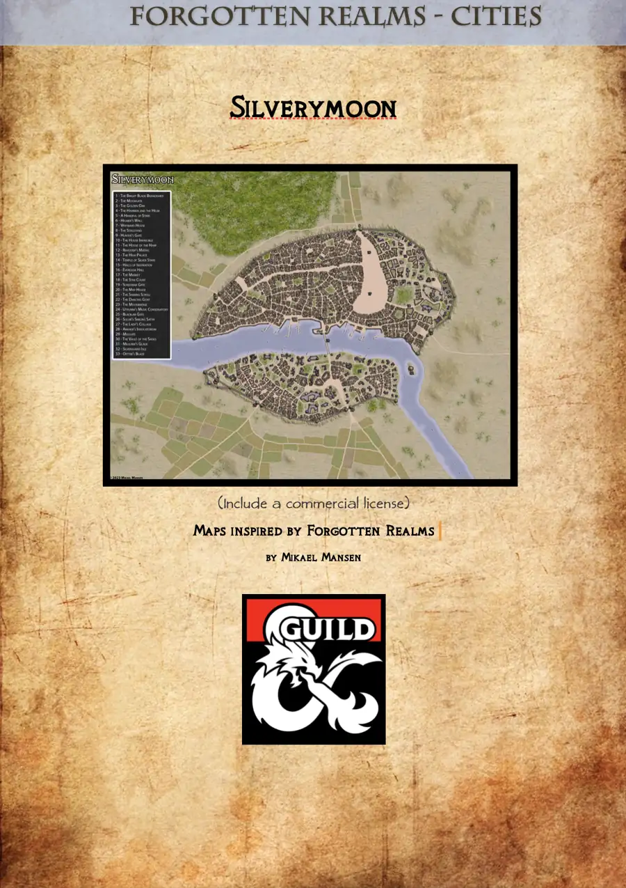 Silverymoon - Forgotten Realms Cities - Dungeon Masters Guild ...