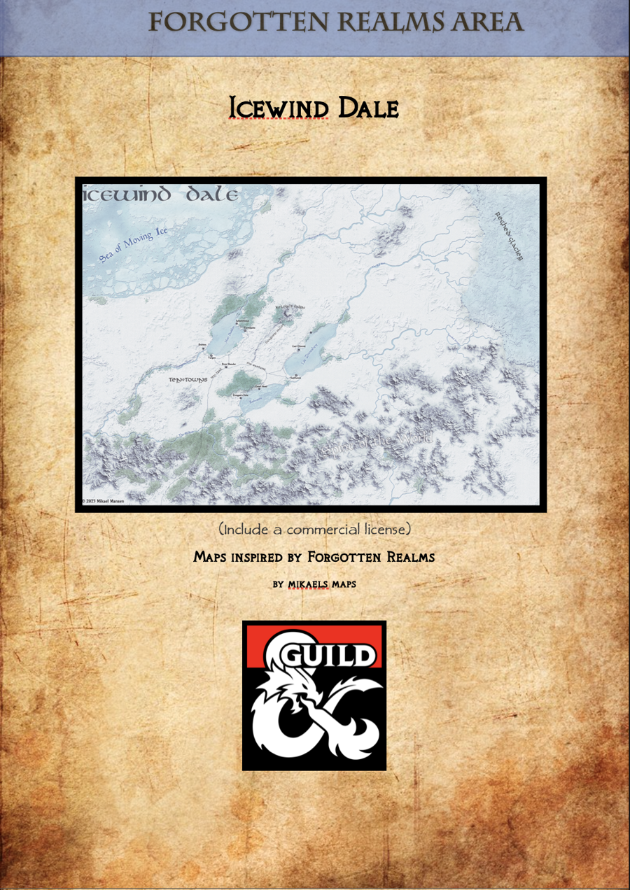 Icewind Dale - Forgotten Realms Area - Dungeon Masters Guild | DriveThruRPG