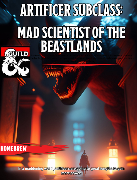 Artificer Subclass: Mad Scientist of the Beastlands - Dungeon Masters ...