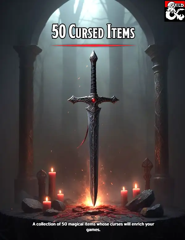50 Cursed Items : Forgotten Vaults I - Dungeon Masters Guild | DriveThruRPG