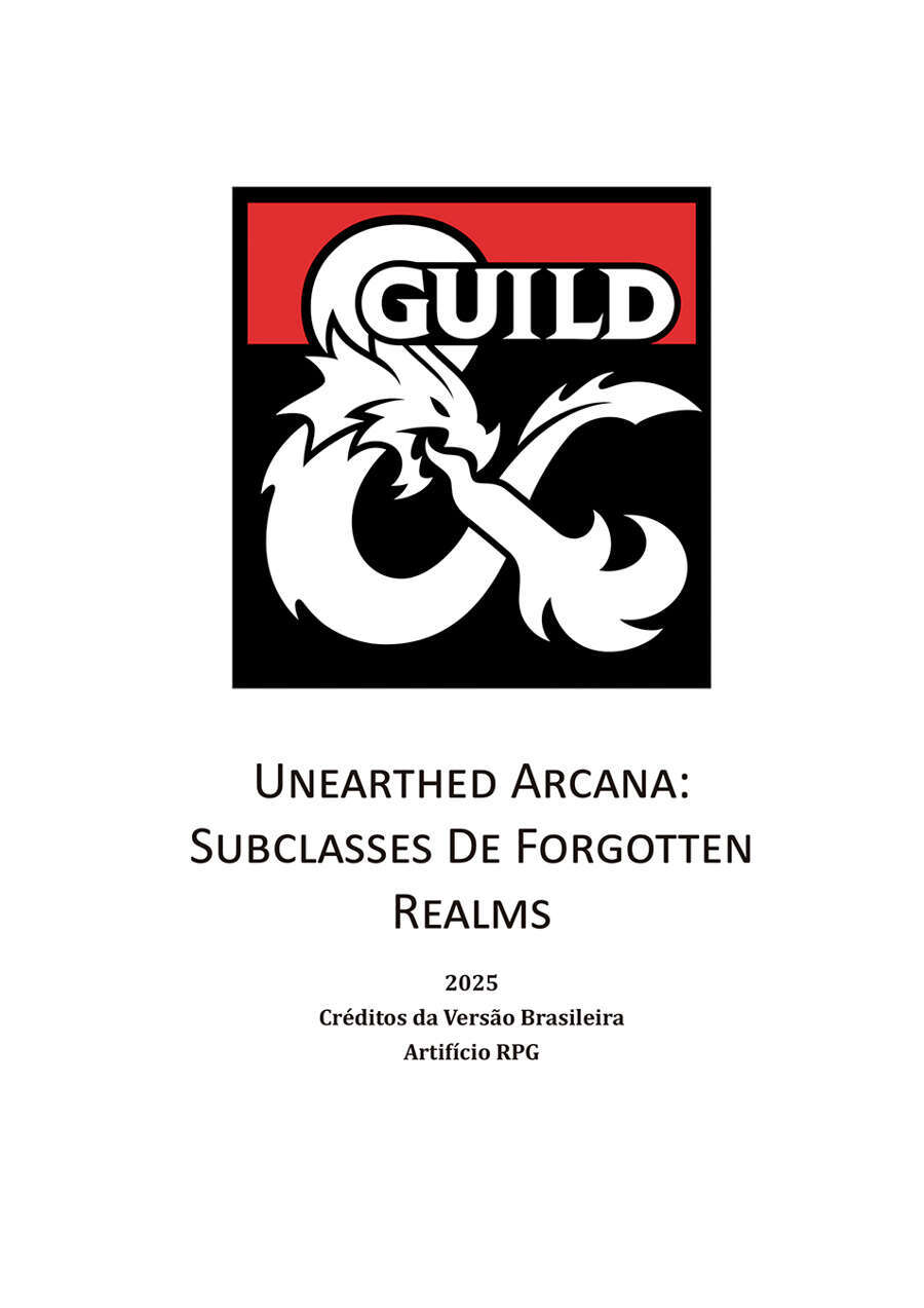 Unearthed Arcana 2025 - Subclasses de Forgotten Realms - PT-BR - Dungeon Masters Guild ...