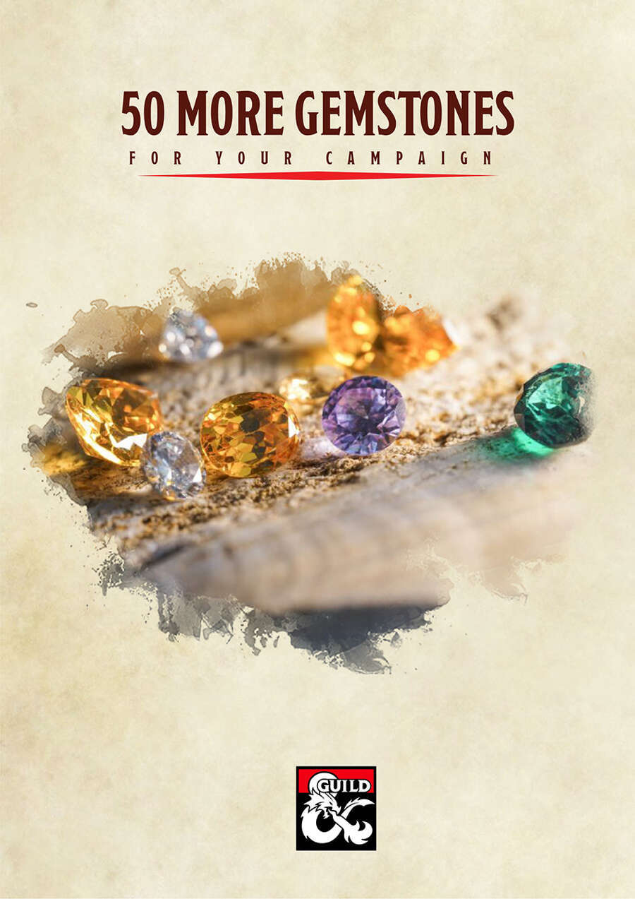 50 More Gemstones - Dungeon Masters Guild | DriveThruRPG