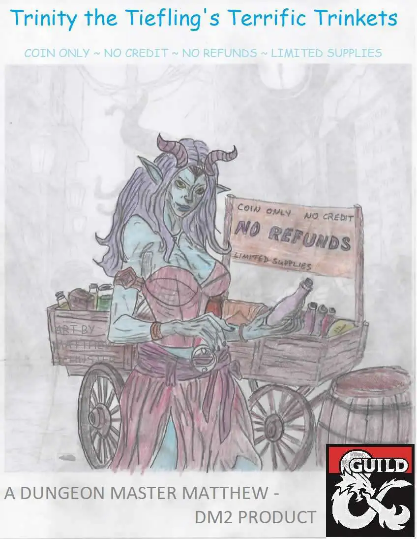 Trinity the Tiefling's Terrific Trinkets - Dungeon Masters Guild ...