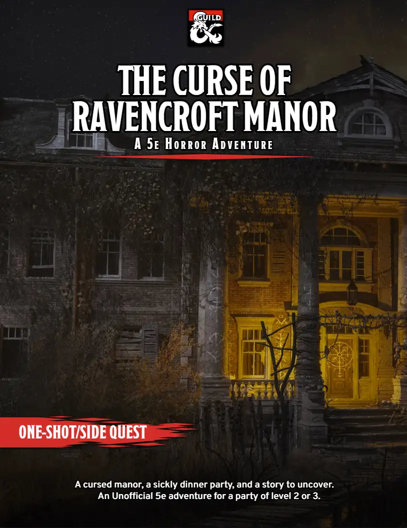 The Curse of Ravencroft Manor - One-Shot - Dungeon Masters Guild ...