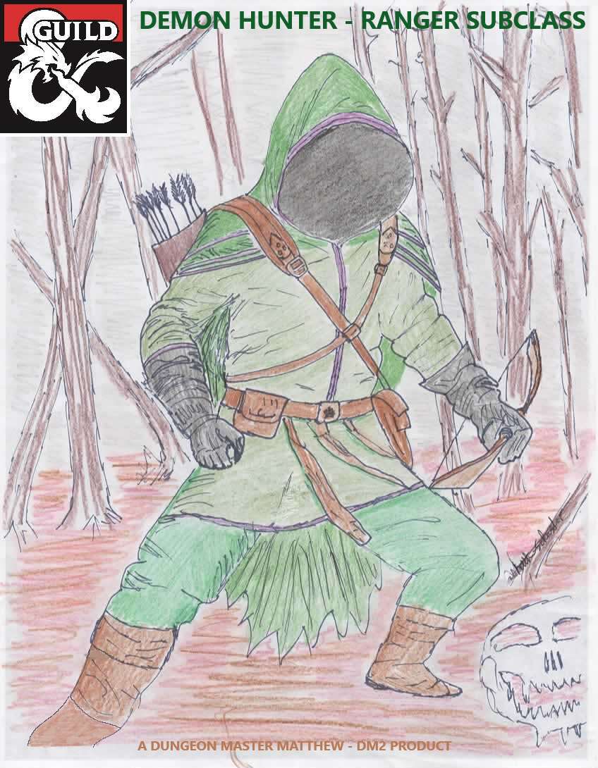 Demon Hunter - Ranger Subclass - Dungeon Masters Guild | DriveThruRPG