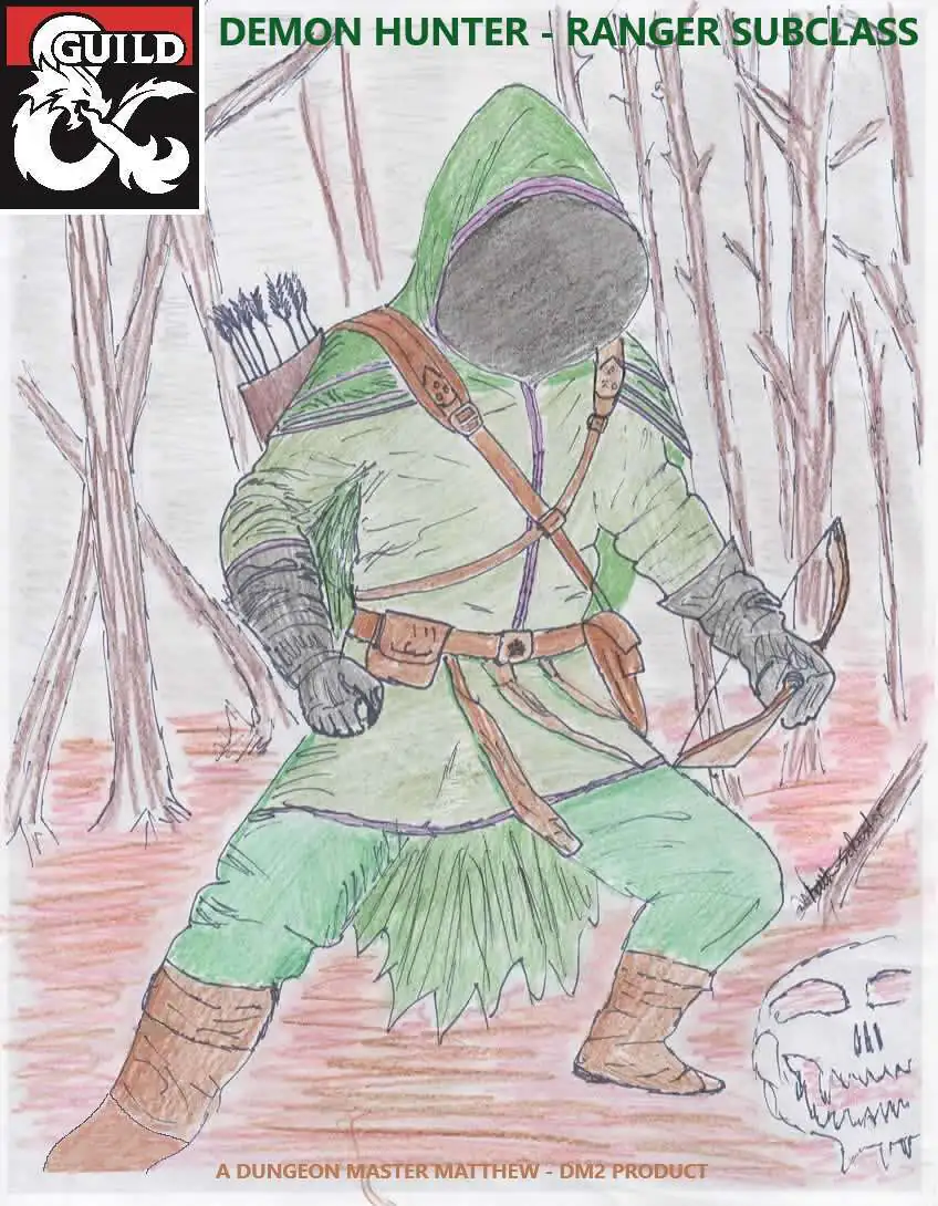 Demon Hunter - Ranger Subclass - Dungeon Masters Guild | DriveThruRPG