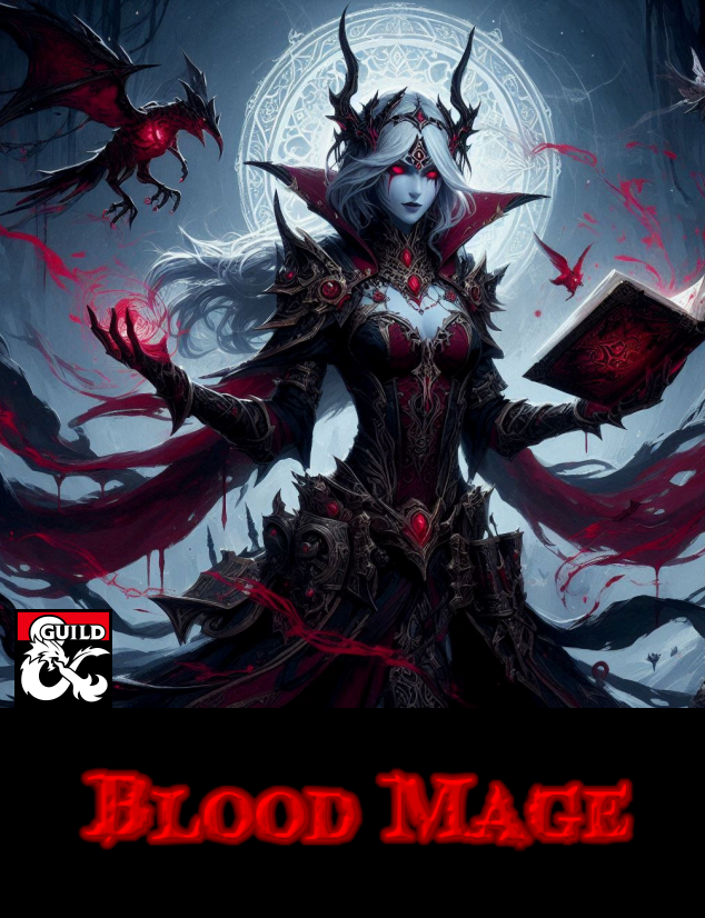 Blood Mage Class (Inspired by Mortal Kombat's Scarlet) - Dungeon Masters Guild | DriveThruRPG