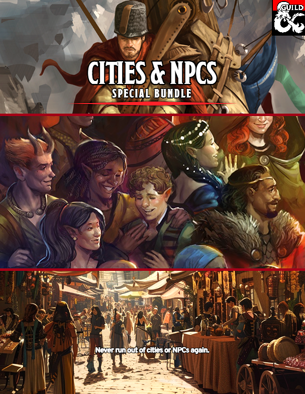 Cities & NPCs Special Bundle [BUNDLE] - Dungeon Masters Guild | DriveThruRPG
