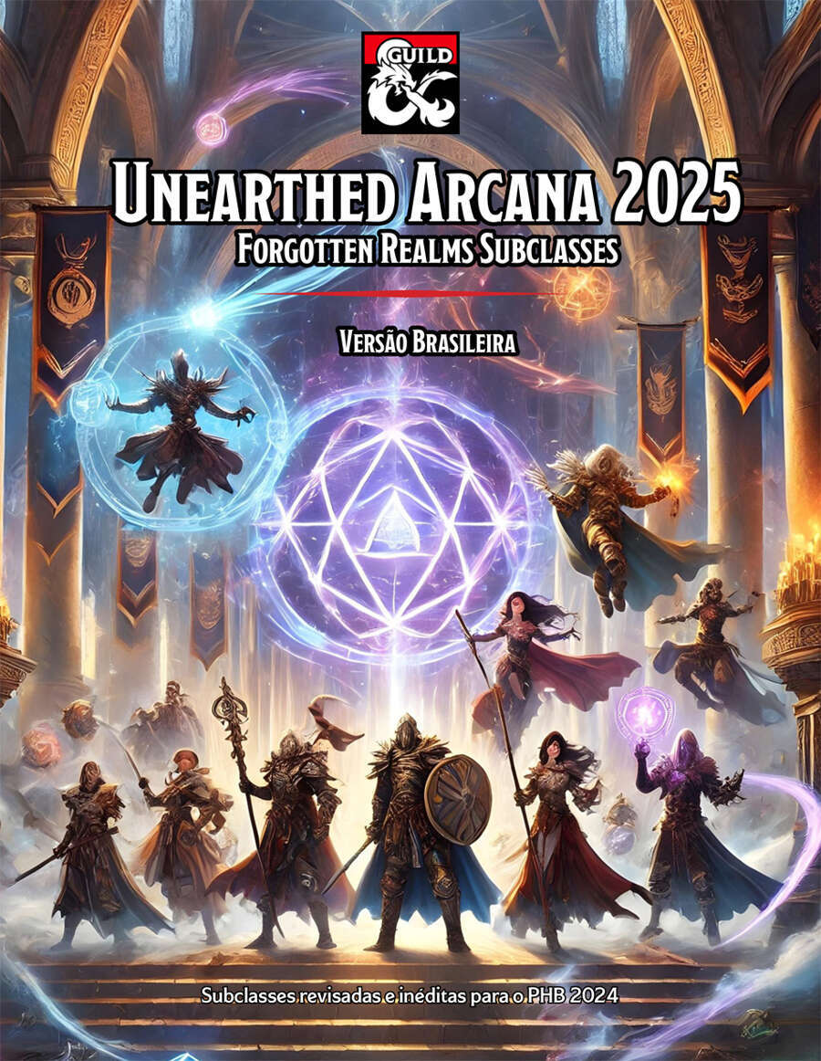 Unearthed Arcana 2025 - Subclasses de Forgotten Realms - Ilustrado - PT-BR - Dungeon Masters ...