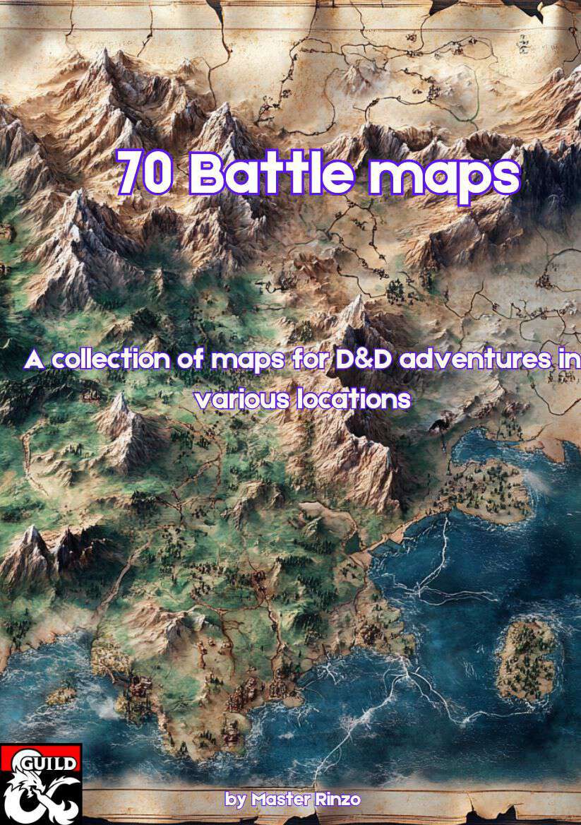 70 Battle Maps for D&D - Dungeon Masters Guild | DriveThruRPG
