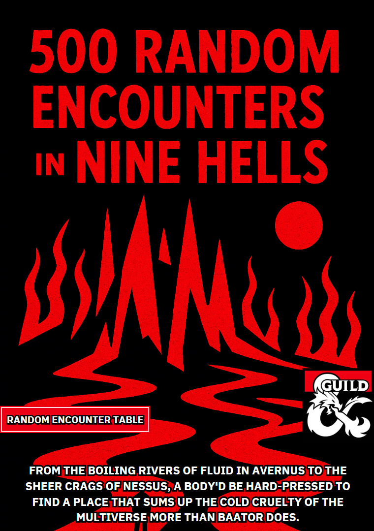 500 Random Encounters in Nine Hells - Dungeon Masters Guild | DriveThruRPG