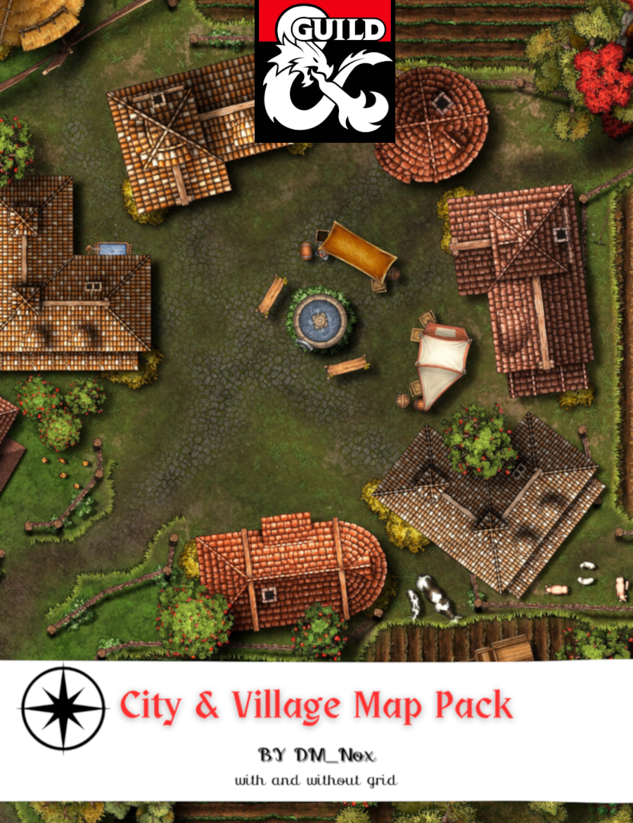 City & Village Map Pack - Dungeon Masters Guild | DriveThruRPG