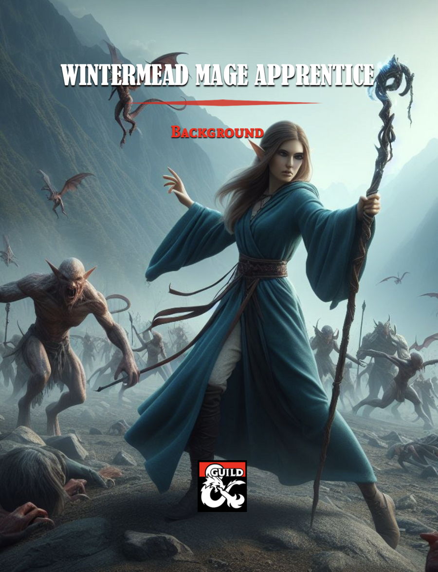 Wintermead Mage Apprentice - New Background & Spells - Dungeon Masters Guild | DriveThruRPG
