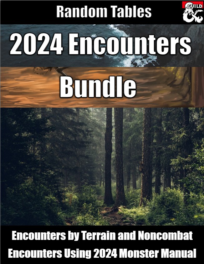 2024 Encounters Bundle - Using 2024 Monster Manual [BUNDLE] - Dungeon Masters Guild | DriveThruRPG