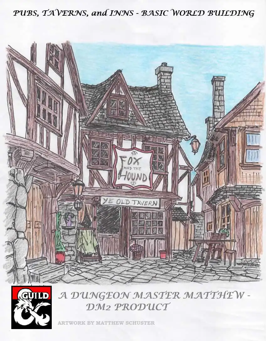 Pubs, Taverns, & Inns - Basic World Building - Dungeon Masters Guild | DriveThruRPG