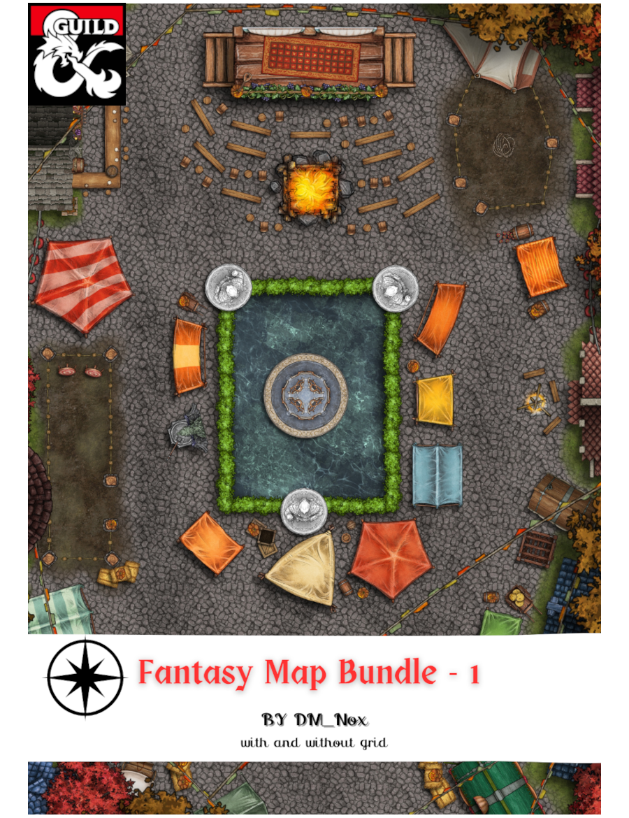 Fantasy Map Pack - 1 - Dungeon Masters Guild | DriveThruRPG