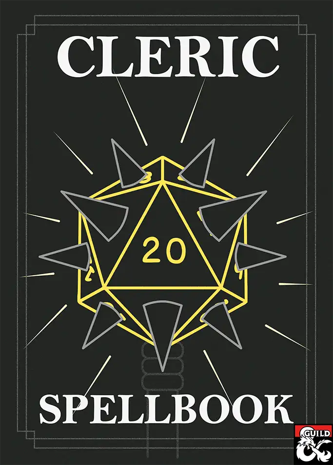 Cleric Spellbook fantasy 5e – long version, for tabletop roleplaying ...