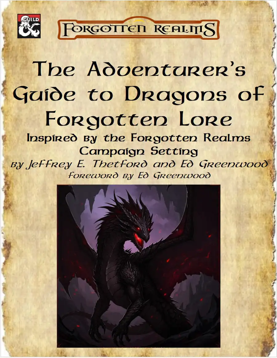 The Adventurer’s Guide to Dragons of Forgotten Lore - Dungeon Masters ...