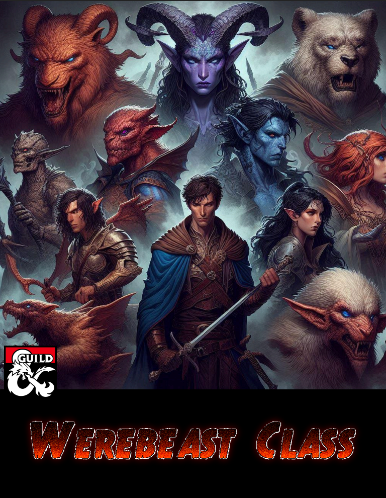 The Werebeast Class - Dungeon Masters Guild | DriveThruRPG