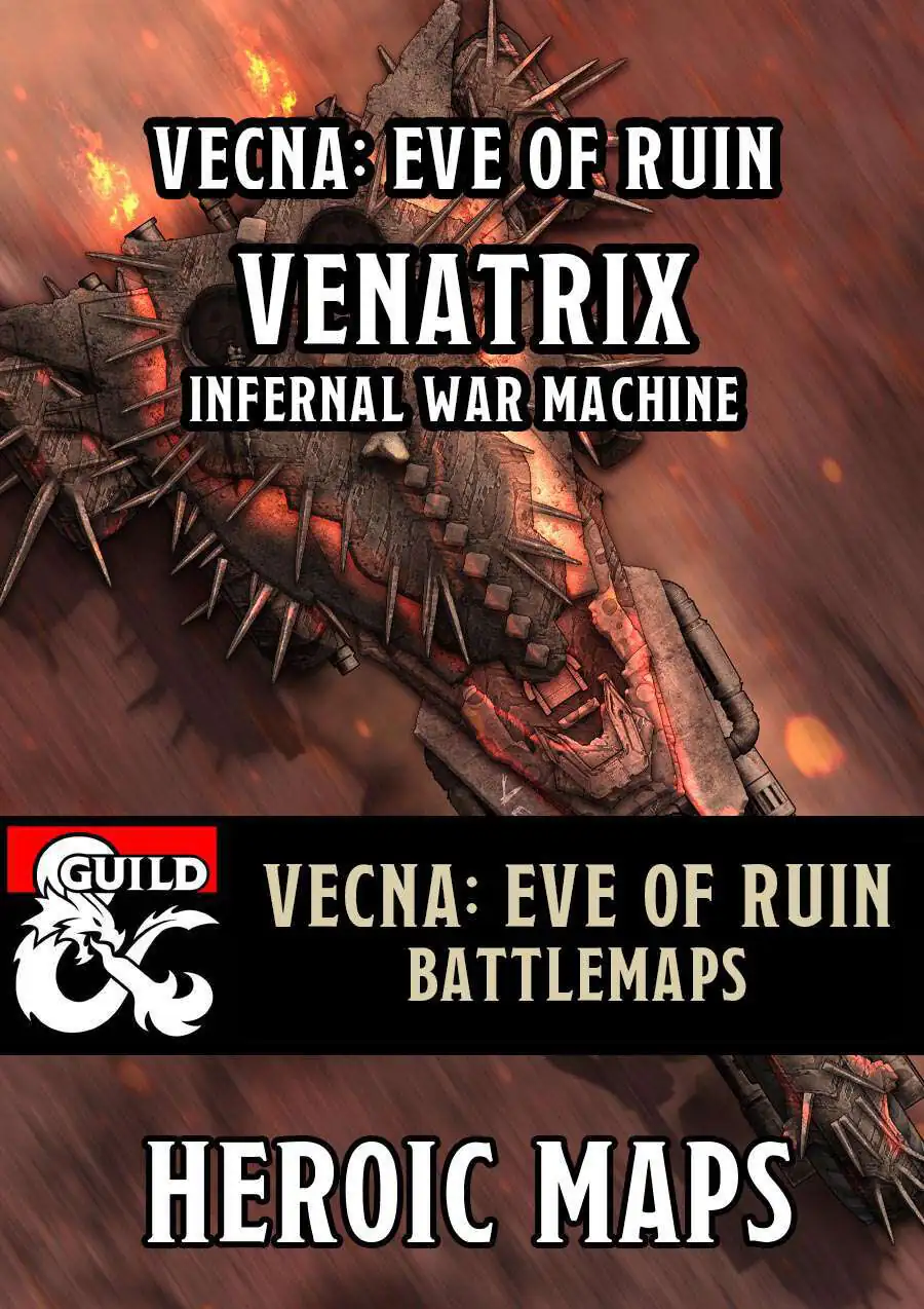 Vecna Eve of Ruin: Chapter 8 - Venatrix Infernal War Machine - Dungeon Masters Guild | DriveThruRPG