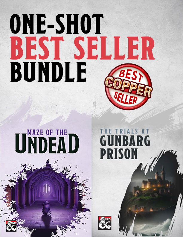 One-Shot Best Sellers: Undead Maze & Gunbarg Prison [BUNDLE] - Dungeon ...
