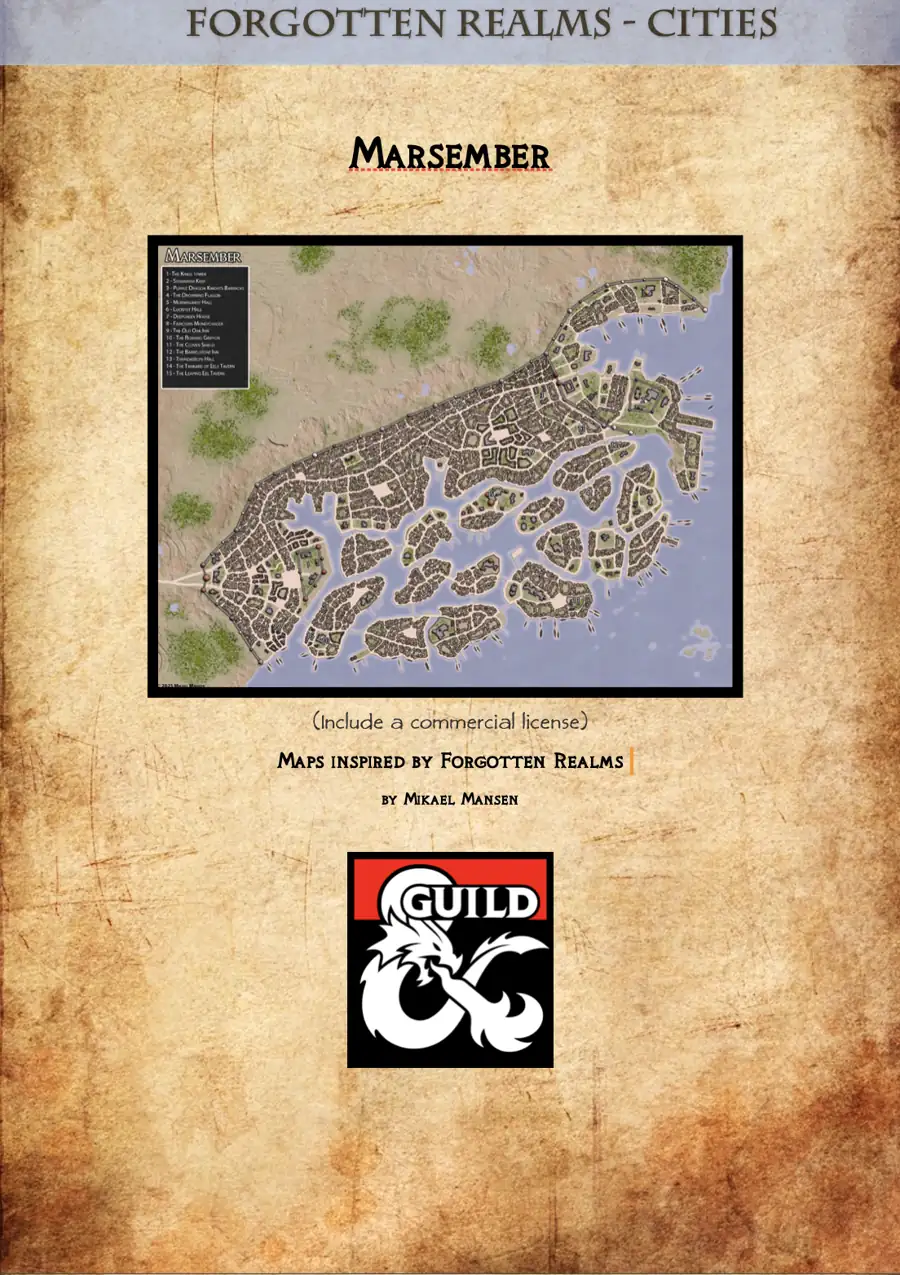 Marsember - Forgotten Realms Cities - Dungeon Masters Guild | DriveThruRPG