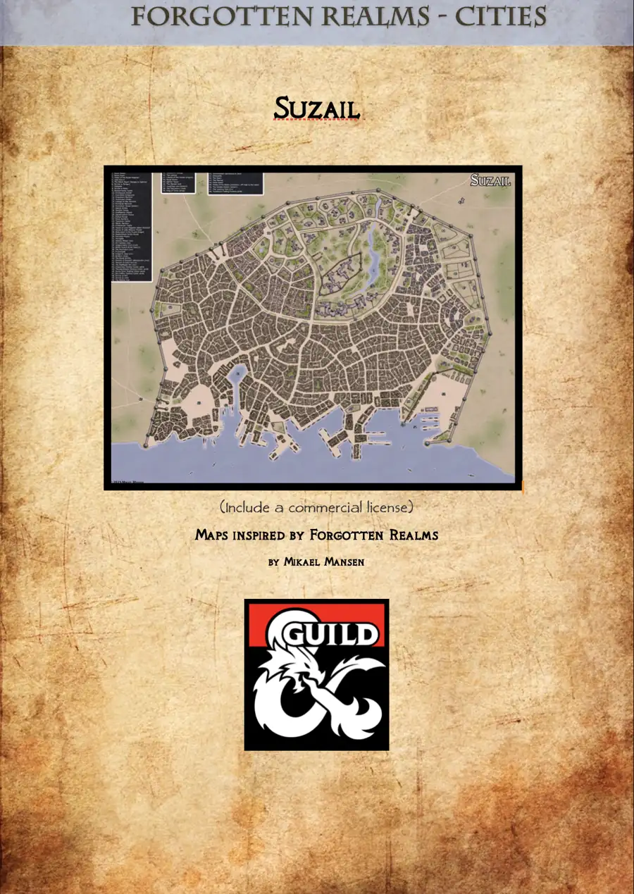 Suzail - Forgotten Realms Cities - Dungeon Masters Guild | DriveThruRPG