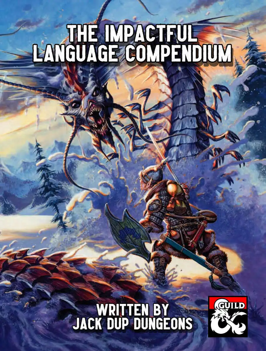 The Impactful Language Compendium - Dungeon Masters Guild | DriveThruRPG