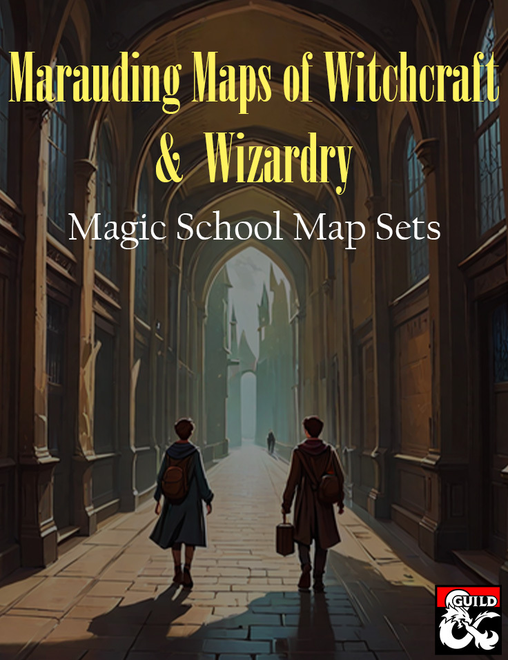 Marauding Maps of Witchcraft & Wizardry - Dungeon Masters Guild ...