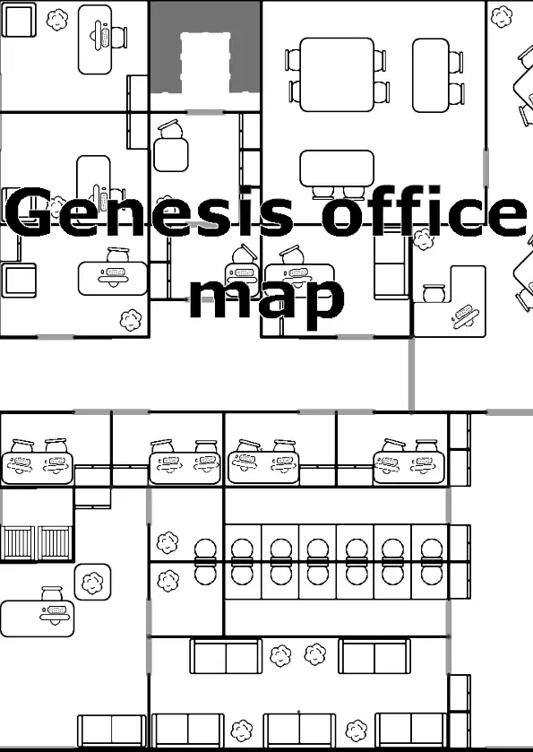 Genesis office map - Jinxed Initiative | DriveThruRPG