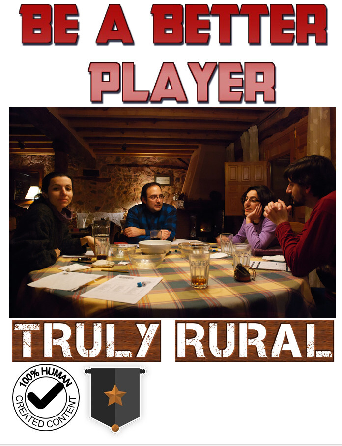 Be A Better Player Volume One - Truly Rural Productions | DriveThruRPG
