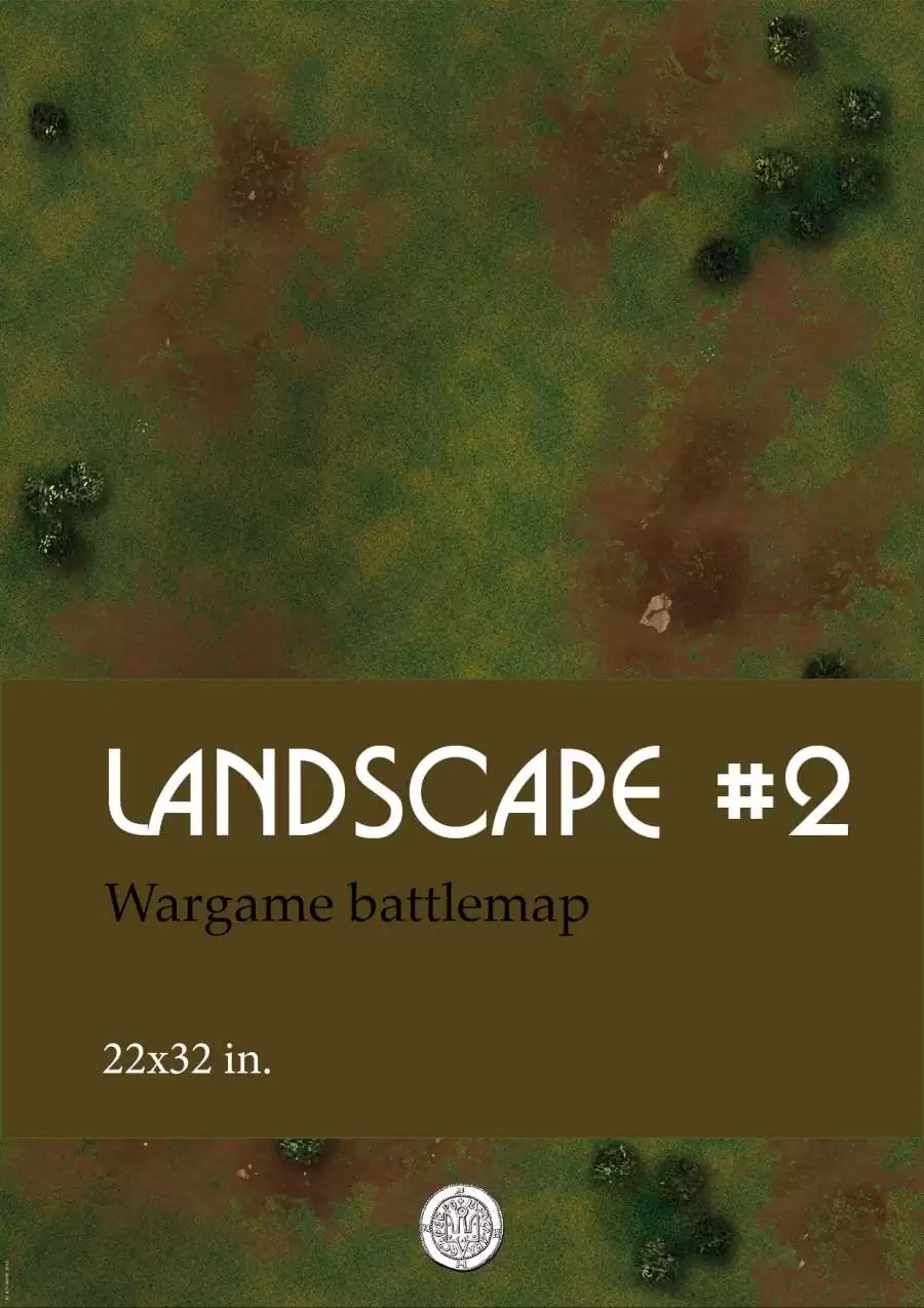 Landscape #2 | Map for wargaming (22х32 in.) - Alex Hekler | DriveThruRPG
