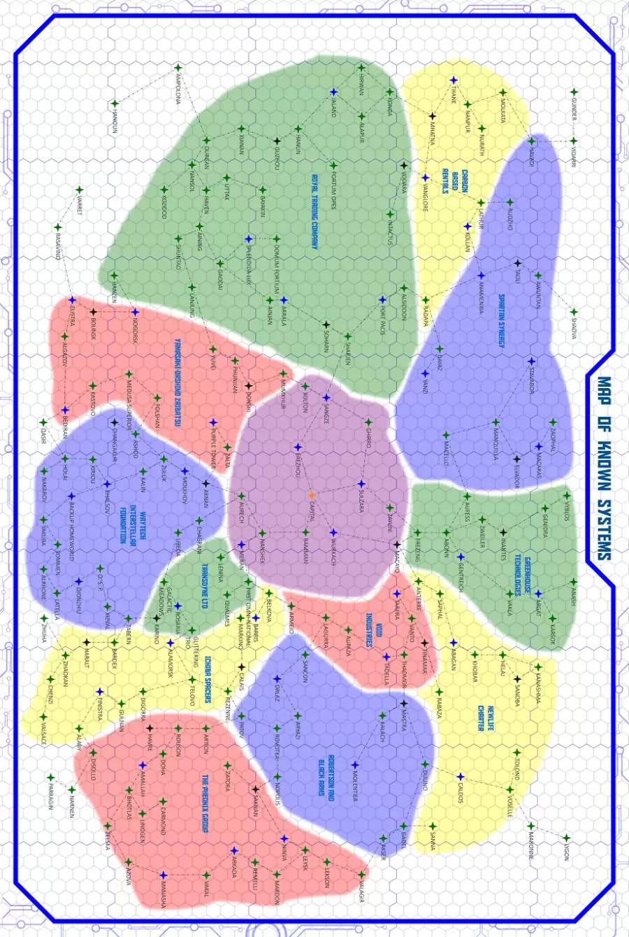 Galaxy Incorporated RPG Galaxy Map -Printer Friendly - Drunken Dwarf ...
