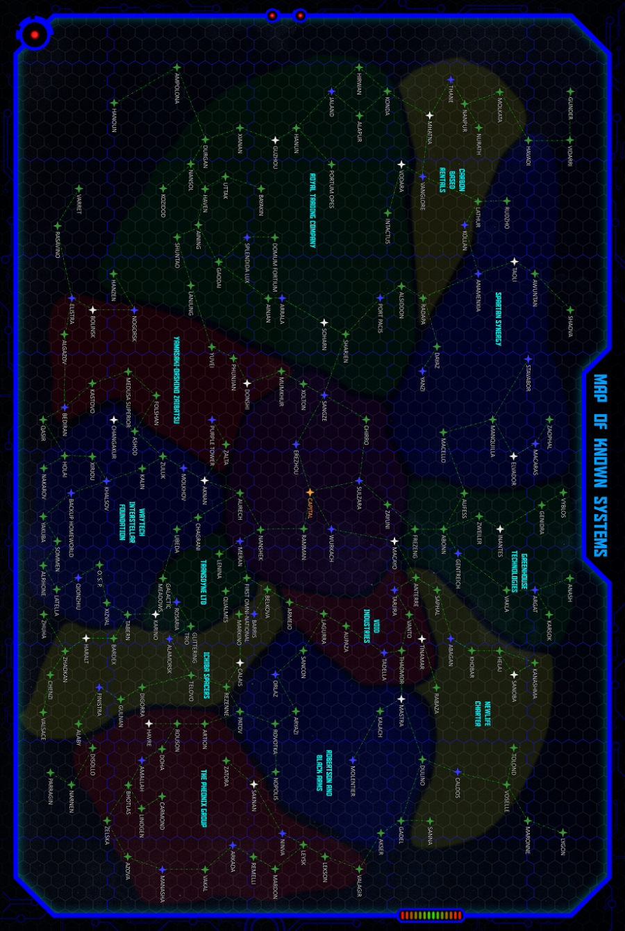 Galaxy Incorporated RPG Galaxy Map - Full Color - Drunken Dwarf Designs ...