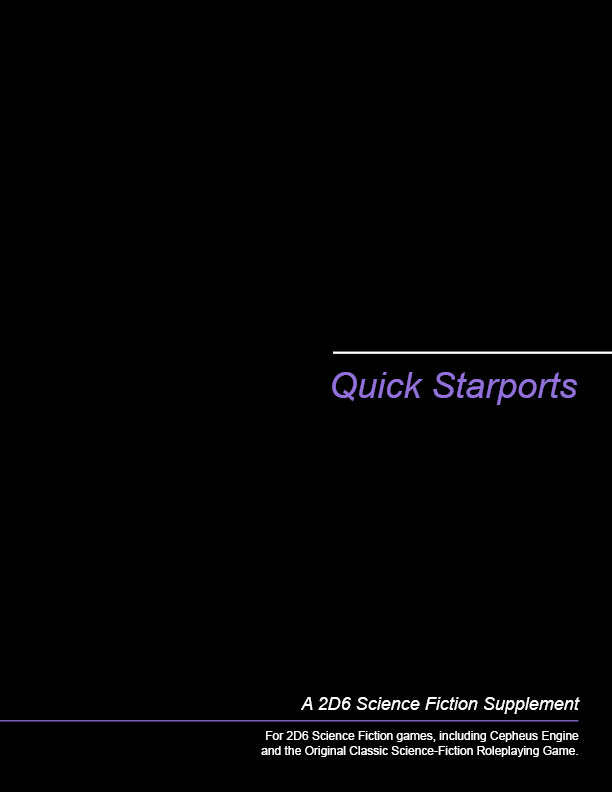 Quick Starports - Michael Brown | Referee Aids | DriveThruRPG