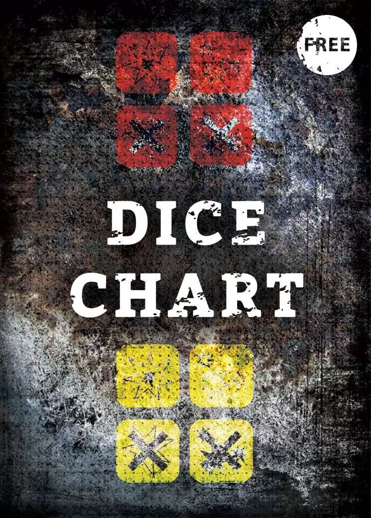 Sector Commander: Dice Chart - Grenzer Games | DriveThruRPG